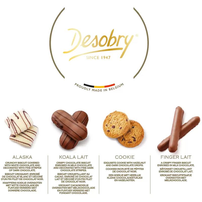 コストコ デソブリー ラグジュアリー ベルギービスケット コレクション 12種類入 1kg 44519 お菓子 スイーツ チョコレート ...