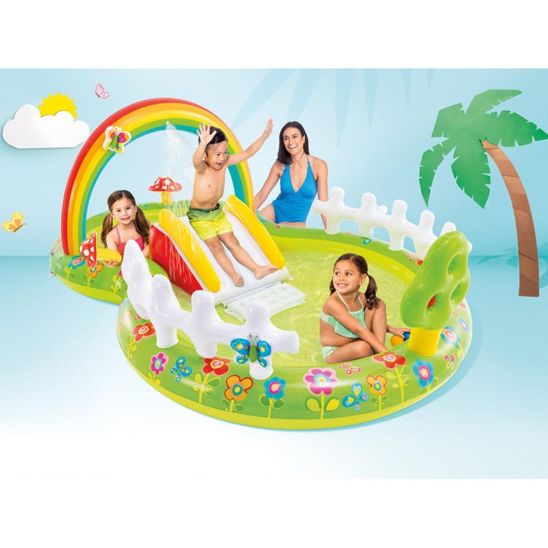 INTEX インテックス マイガーデン プレイセンター プール 47585 コストコ 2.9m x 1.80m 子供用 家庭用 庭 小さい ...
