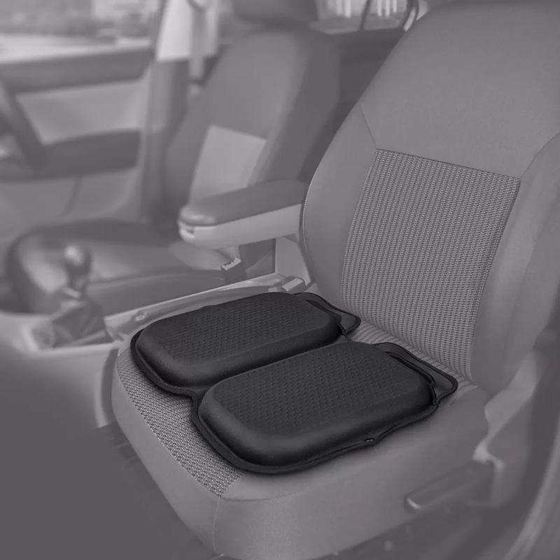 TYPE S 折り畳み式シートクッション 63662 折りたたみ メモリーフォーム ジェル層 快適 旅行 オフィス 車 ドライブ 運転 デスクワーク カー用品 コストコ 直送 : キャラメル ...