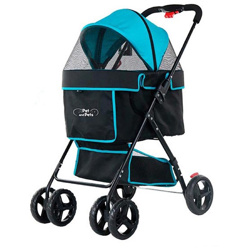 ぺティーク スイフト ペットカート 68952 メッシュ 窓 快適 空気 安全 ブレーキ 軽い 丈夫 片手 折りたたみ ワゴン 収納 避難時 ...