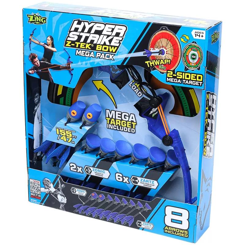 Hyperstrike ハイパーストライク Z-TEK ボウ 69470 おもちゃ 弓 矢 的 吸盤 ホイッスルアロー 14歳 玩具 弓矢 セット 男の子 女の子 コストコ 通販 直送 ...