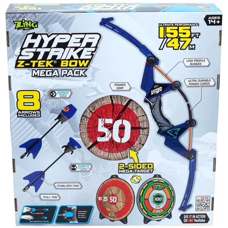 Hyperstrike ハイパーストライク Z-TEK ボウ 69470 おもちゃ 弓 矢 的 吸盤 ホイッスルアロー 14歳 玩具 弓矢 セット 男の子 女の子 コストコ 通販 直送 ...