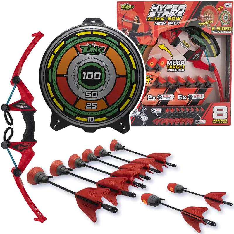 Hyperstrike ハイパーストライク Z-TEK ボウ 69470 おもちゃ 弓 矢 的 吸盤 ホイッスルアロー 14歳 玩具 弓矢 セット 男の子 女の子 コストコ 通販 直送 ...