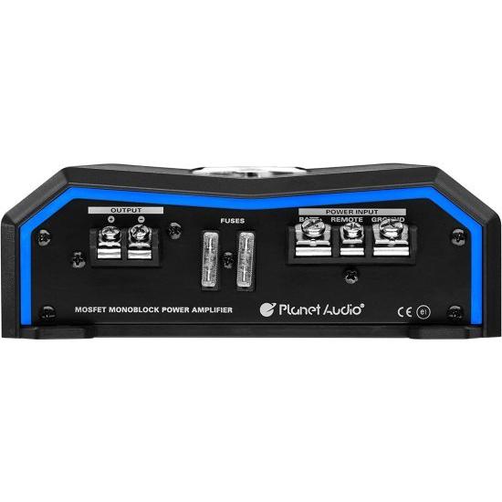 Planet Audio PL2000.1M モノブロック カーアンプ - 2000W, 2/4 Ohm Stable, Class A/B ...