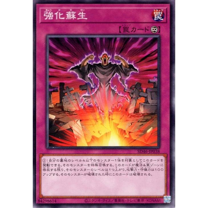 遊戯王オフィシャルカードゲーム デュエルモンスターズ 遊戯王カード 強化蘇生(ノーマル) 王者の鼓動（SD46） 永続罠 : カードミュージアム Yahoo!店 - 通販 - Yahoo!ショッピング