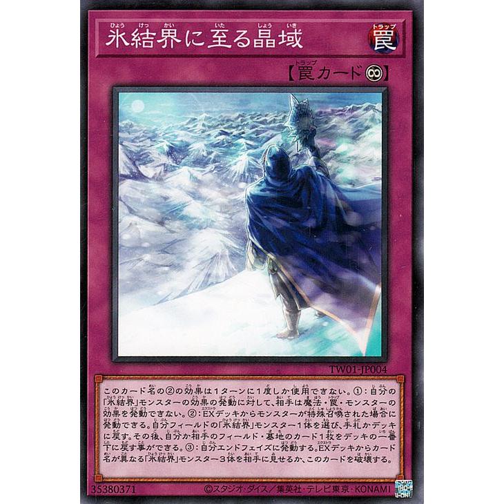 遊戯王オフィシャルカードゲーム デュエルモンスターズ 遊戯王カード 氷結界に至る晶域(ノーマル) TERMINAL WORLD（TW01） | ターミナルワールド 永続罠 ノーマル : カード ...