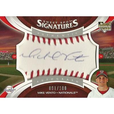 マイク・ベント MLBカード Mike Vento 2006 Sweet Spot Update Signatures 091/100 ...