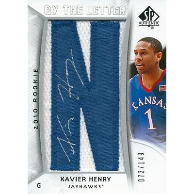 ザビエル・ヘンリー NBAカード Xavier Henry 10/11 SP Authentic By The Letter ...