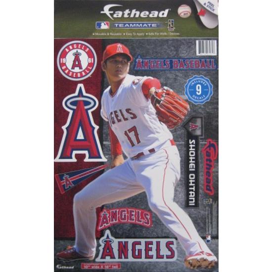 大谷翔平 Fathead ステッカーシート ピッチング / Shohei Ohtani Pitching Teammate wall ...