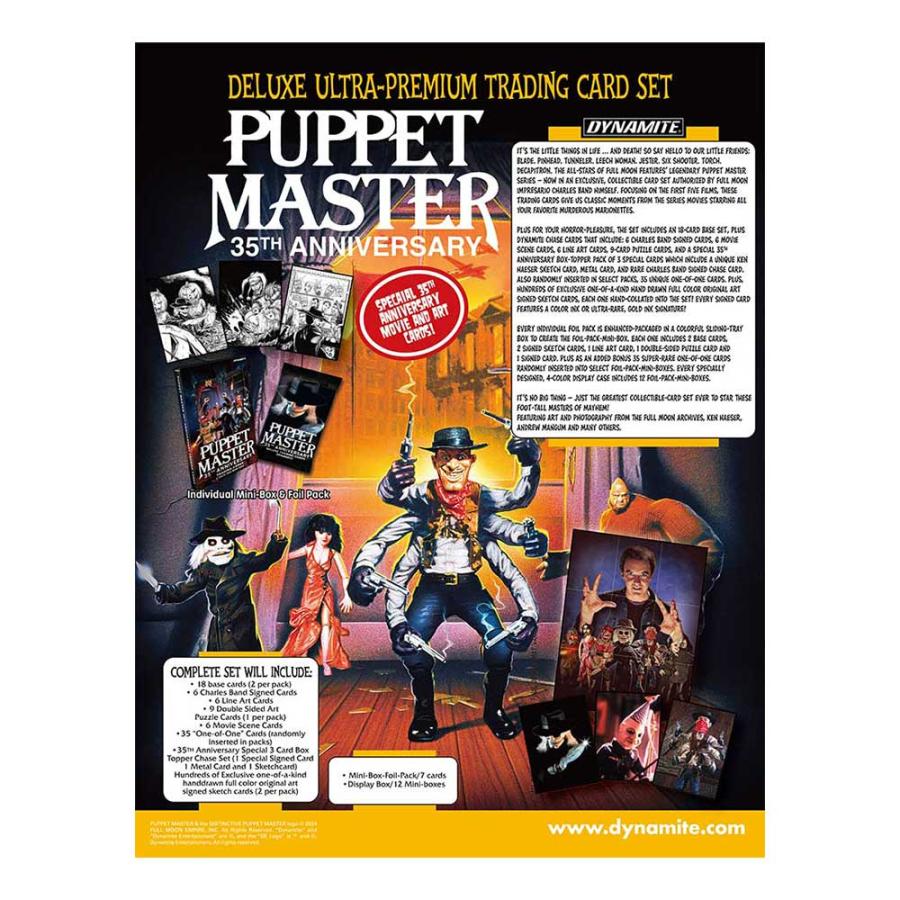 パペット・マスター 2025 Dynamite Puppet Master 35th Anniversary Deluxe Ultra-Premium Trading Cards Mini ...