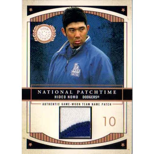 野茂英雄 2003 Fleer Patchworks Patch Card /100 Hideo Nomo : かーど屋本店ヤフー店 - 通販 - Yahoo!ショッピング