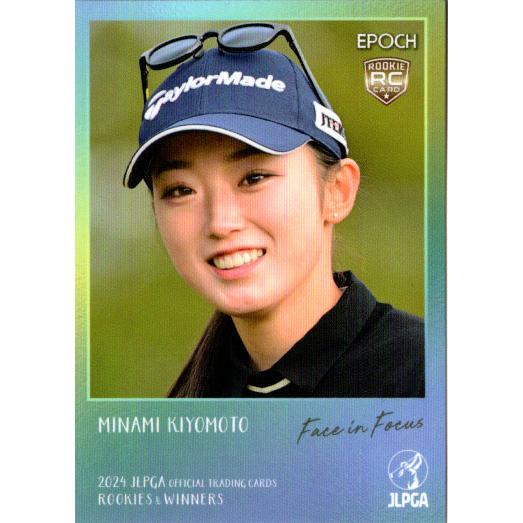 エポックEPOCH2024 JLPGA OFFICIAL TRADING CARDS ROOKIES & WINNERS Face In FOCUS No.FF-01 清本美波 ...