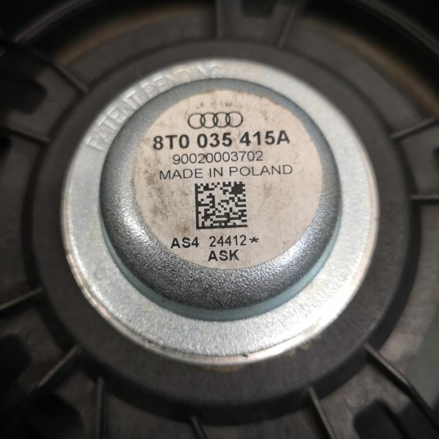 8KCDN【右 スピーカー】H25 アウディ A4 2.0 TFSI (6.3万km) 8T0035415A AUA5 : カージョーダン福岡 ...