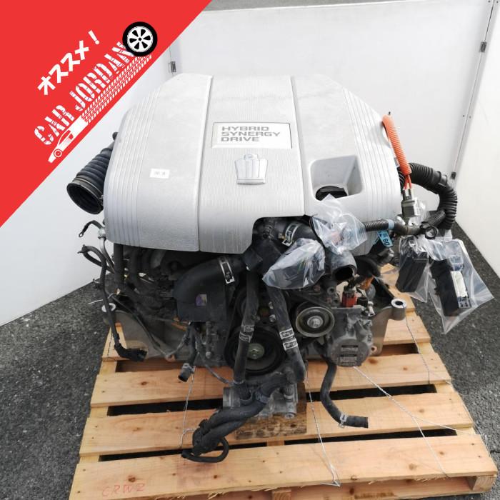 GWS204【エンジン 本体】H23 トヨタ クラウン ハイブリッド Lパッケージ 2GR-1KM 始動OK!!異音なし CRW2 : カー ...