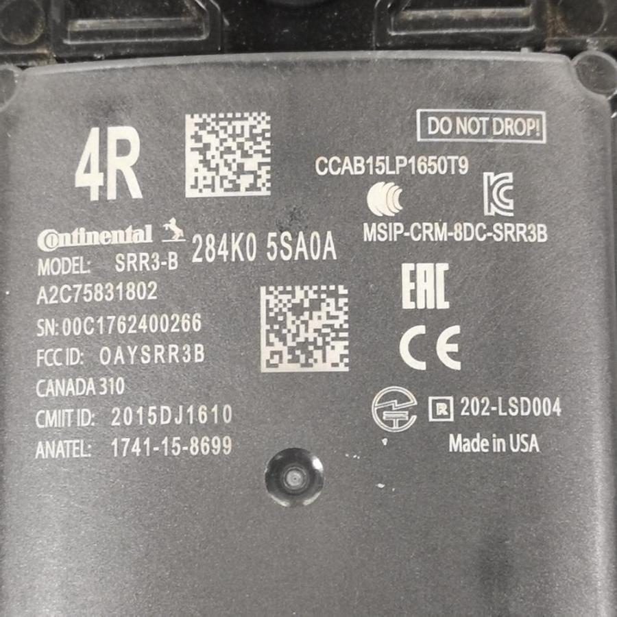 ZE1【ブラインドスポットセンサー 右】284K0-5SA0A H29 日産 リーフ G (5.6万km) LEA11 : カージョーダン福岡本店 - 通販 - Yahoo!ショッピング