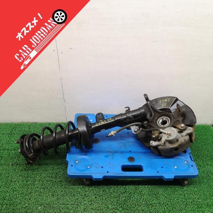 RK5 前期【フロントストラットASSY 右】51610-SZW-J14 ナックルハブ、キャリパー付 H22 ホンダ ステップワゴン スパーダ ...