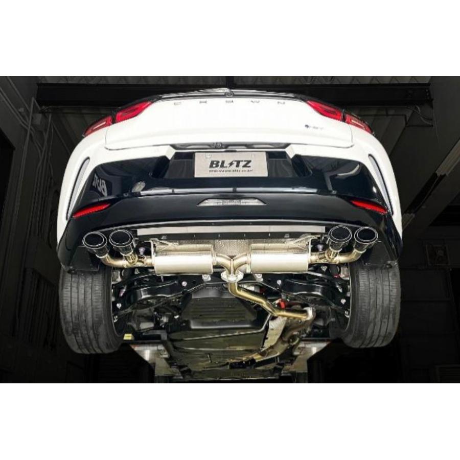 BLITZ 【BLITZ/ブリッツ】EX-SYSTEM [エキゾーストシステム/マフラー] NUR-SPEC CUSTOM EDITION FC フォージドカーボンテール [クラウンスポーツ ...