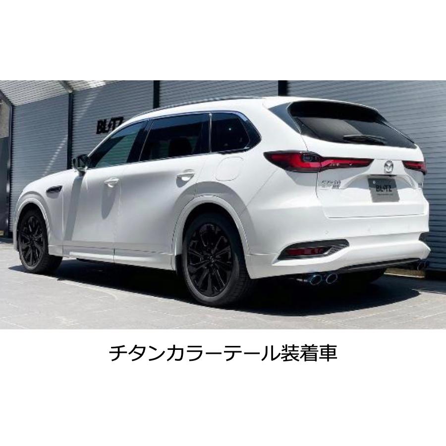 BLITZ 【BLITZ/ブリッツ】EX-SYSTEM [エキゾーストシステム/マフラー] NUR-SPEC CUSTOM EDITION VSR チタンカラー [CX-80] 63589V ...