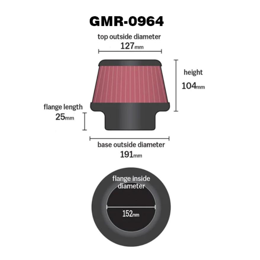 GruppeM 【GruppeM /グループ・エム】 スペアフィルター | 内径 φ 152mm 高さ 130mm GMR-0964 : カーキチ - 通販 - Yahoo!ショッピング
