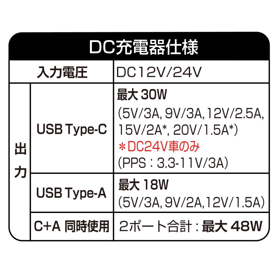 車用 充電器 DCパワープラグC+A PD30W F340 電圧表示 出力電流表示 アルミ USB Type-A USB Type-C カー用品 セイワ(SEIWA) : f340 ...