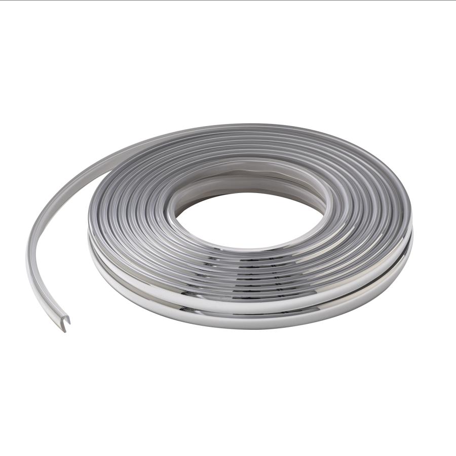 SEIWA 車用 ドアガード J型ドアモール 6M クリアxクローム メッキ調 ドレスアップ 内装 外装 アクセント ドアパンチ キズ防止 ...