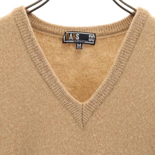 DAKS ダックス ゴルフ ウール Vネック ベスト M ブラウン系 GOLF メンズ 古着 中古 : CARMAK-2nd - 通販 - Yahoo!ショッピング