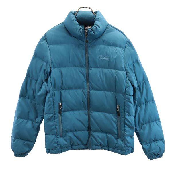 FIRST DOWN ファーストダウン ダウンジャケット L ブルー系 FIRSTDOWN ロゴ メンズ 古着 中古 : CARMAK-2nd - 通販 - Yahoo!ショッピング