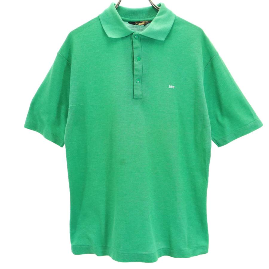 リアン（CHAUMET） リー 80s USA製 ヴィンテージ 半袖 ポロシャツ M グリーン Lee 鹿の子 メンズ 古着 中古 : CARMAK-2nd - 通販 - Yahoo!ショッピング