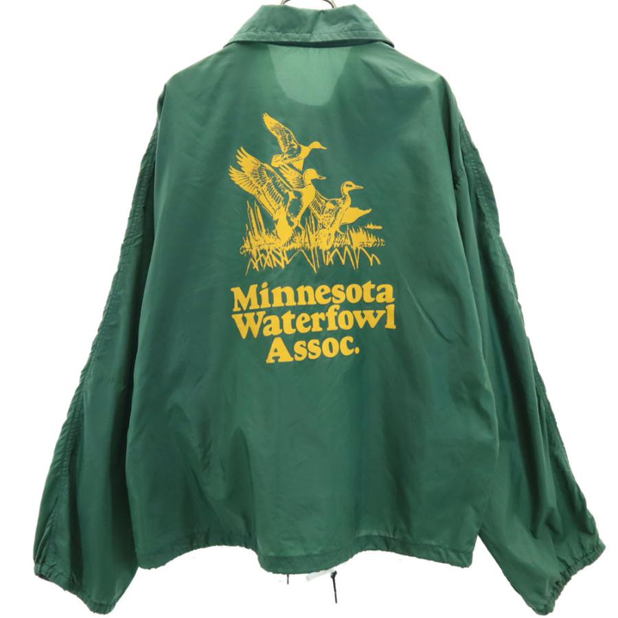 PINE COUNTY バックプリント コーチジャケット L グリーン メンズ 古着 中古 : CARMAK-2nd - 通販 - Yahoo!ショッピング