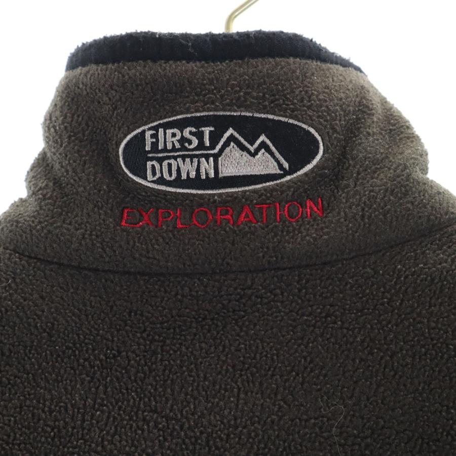 ファーストダウン 90s オールド フリース ベスト L チャコールブラウン FIRSTDOWN 裏キルティング メンズ 古着 中古 : fre-95834 : CARMAK-2nd - 通販 ...