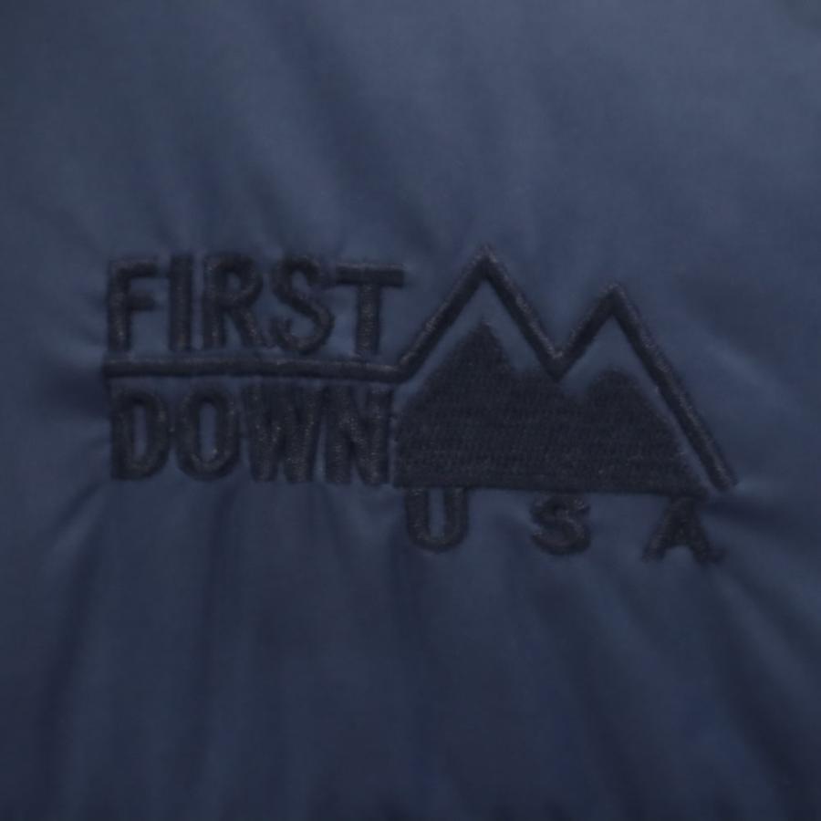 FIRST DOWN ファーストダウン ダウンジャケット L ネイビー FIRSTDOWN メンズ 古着 中古 : CARMAK-2nd - 通販 - Yahoo!ショッピング