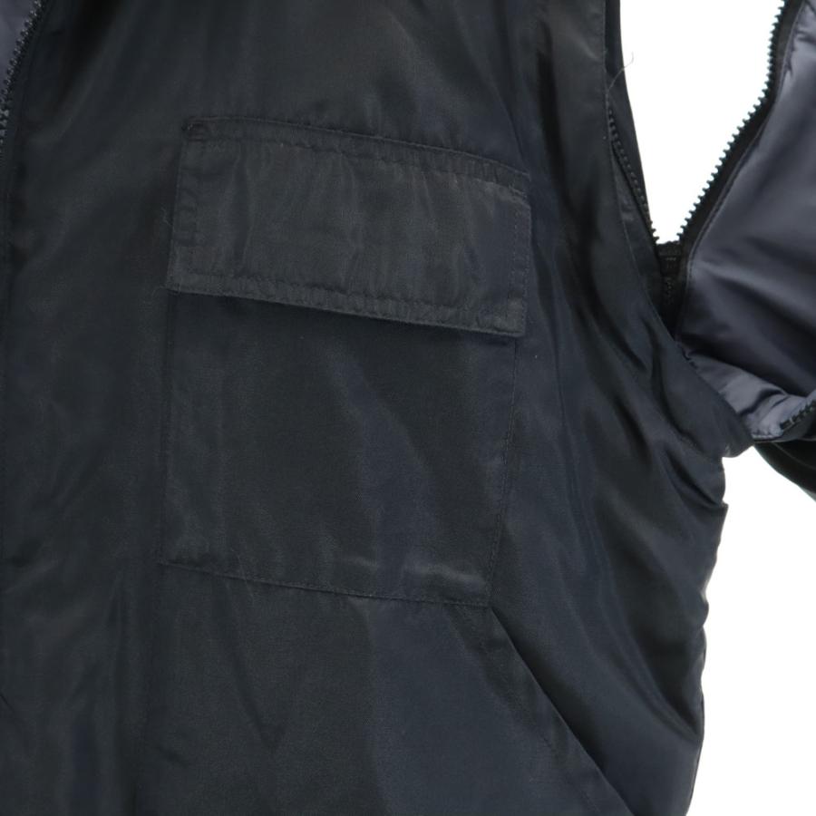 ck Calvin Klein CK CALVIN KLEIN シーケーカルバンクライン 90s オールド 2WAY 中綿ジャケット XL ブラック メンズ 古着 中古 : CARMAK ...