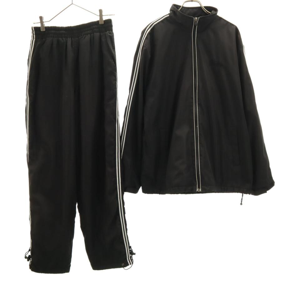 FIRST DOWN ファーストダウン ジップジャケット 上下セットアップ L ブラック FIRSTDOWN 裏トリコット メンズ 古着 中古 : CARMAK-2nd - 通販 ...