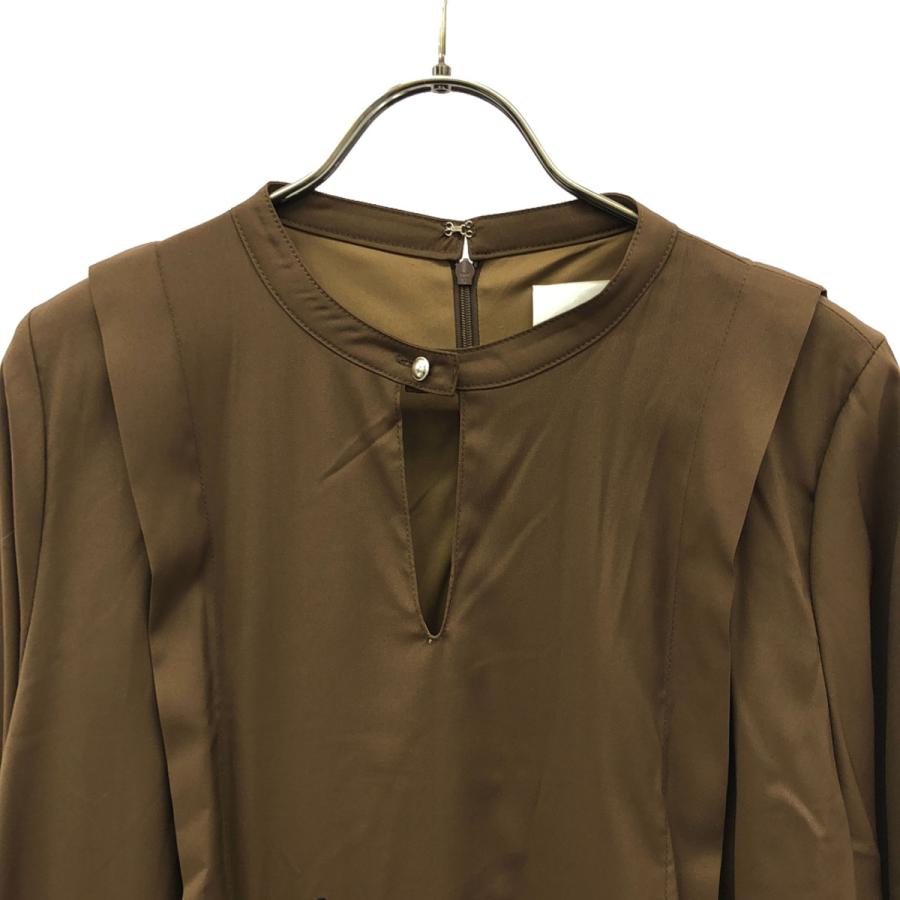 未使用 AMERI UNDRESSED アメリ 花柄刺繍 長袖 エンブロインダリー ロングワンピース M ブラウン系 タグ付き MADELYN EMBROIDERY DRESS レディース ...