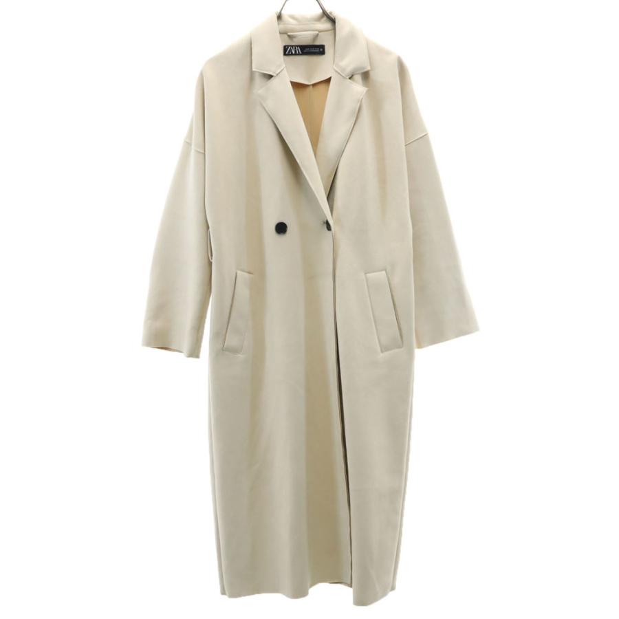ZARA ザラ フェイク スエード ロングコート XS ベージュ レディース 古着 中古 : CARMAK-2nd - 通販 - Yahoo!ショッピング
