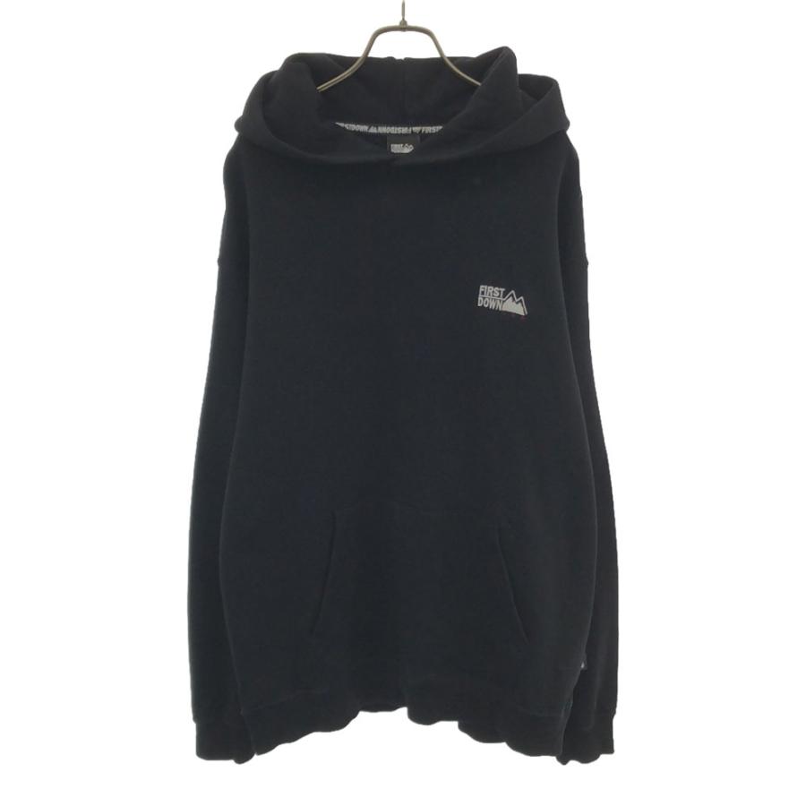 FIRST DOWN ファーストダウン 長袖 スウェットパーカー M ブラック FIRSTDOWN メンズ 古着 中古 : CARMAK-2nd - 通販 - Yahoo!ショッピング