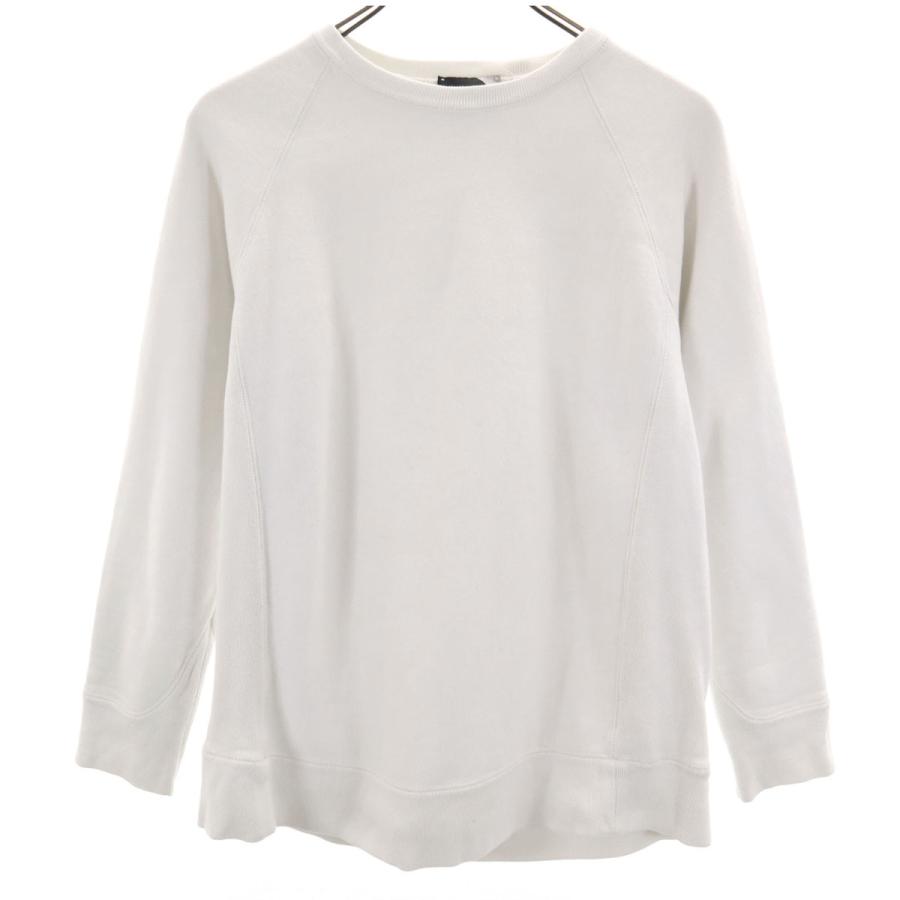 ATON エイトン 日本製 長袖 スウェット 2 ホワイト レディース 古着 中古 : CARMAK-2nd - 通販 - Yahoo!ショッピング