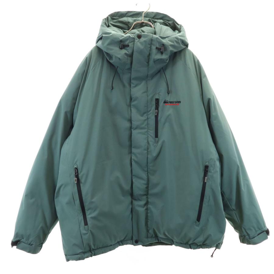 FIRST DOWN（ファーストダウン） 美品 中綿ジャケット 5L グリーン系 ビッグサイズ レディース 古着 中古 : CARMAK-2nd - 通販 - Yahoo!ショッピング