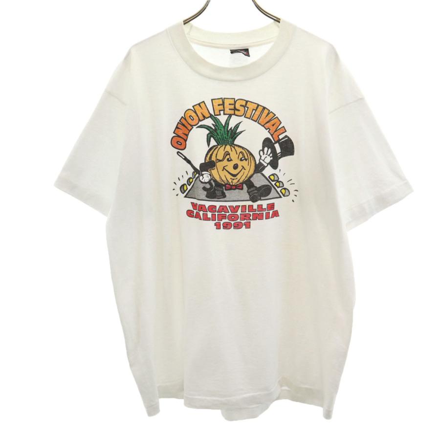 SCREEN STARS BEST スクリーンスターズベスト 90s USA製 オールド 半袖 Tシャツ XL ホワイト シングルステッチ ...