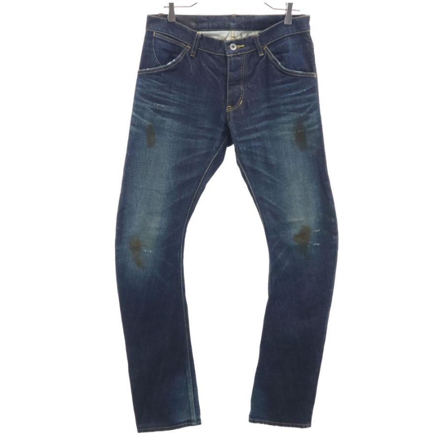 ATTACHMENT アタッチメント ヴィンテージ加工 デニムパンツ 2 インディゴ ジーンズ メンズ 古着 中古 : CARMAK-2nd - 通販 - Yahoo!ショッピング