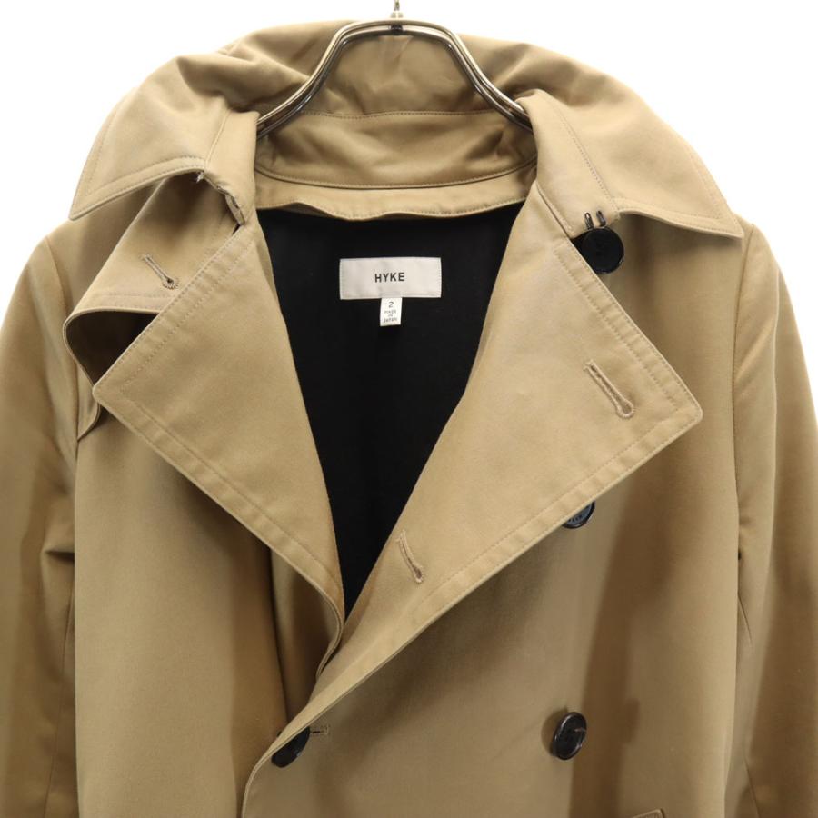 HYKE ハイク 日本製 トレンチコート 2 ベージュ ウールライナー付 レディース 古着 中古 : CARMAK-2nd - 通販 - Yahoo!ショッピング