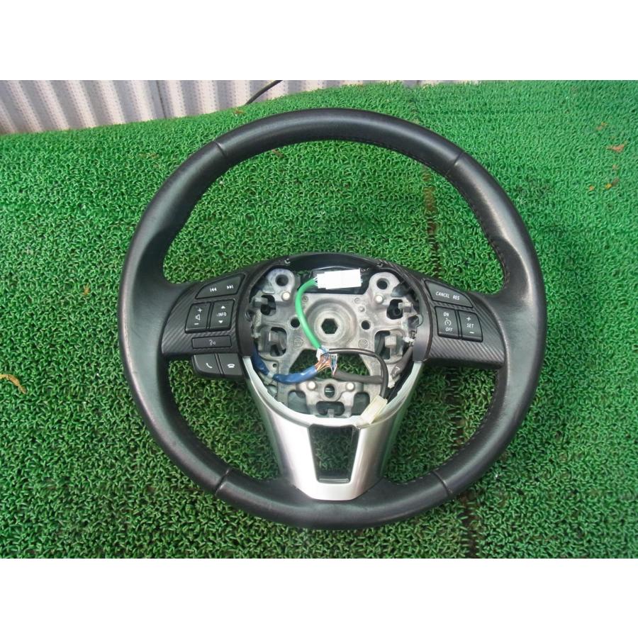 240830-WC2 デミオ DJ5FS レザーステアリング パドルシフト付き 流用にも : 240830-3 : 中古部品のカーマテ1号店 - 通販 - Yahoo!ショッピング