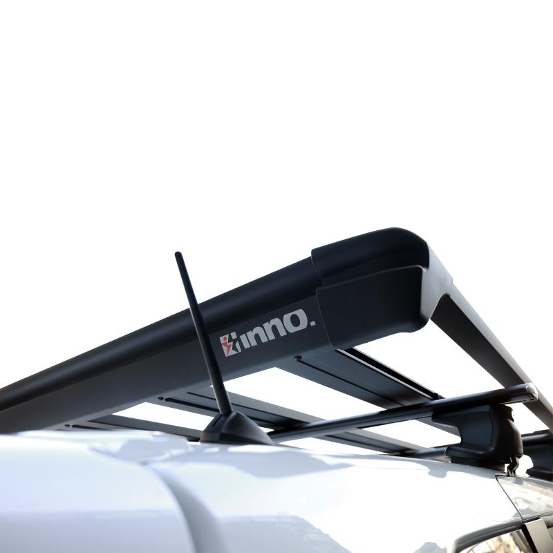 INNO ホンダ N-BOX JF5 JF6 R5.10〜 ルーフキャリア 車種別キャリア 4点セット エアロベース スルータイプ ルーフラック INT537BK inno carmate ...