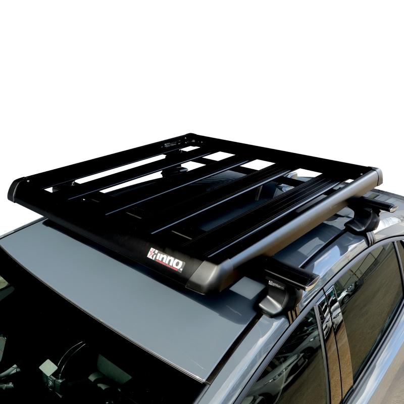 INNO トヨタ プリウス 60系 R5.1〜 ルーフキャリア 車種別キャリア 4点セット エアロベース スルータイプ ルーフラック キャリア INT579BK inno carmate ...