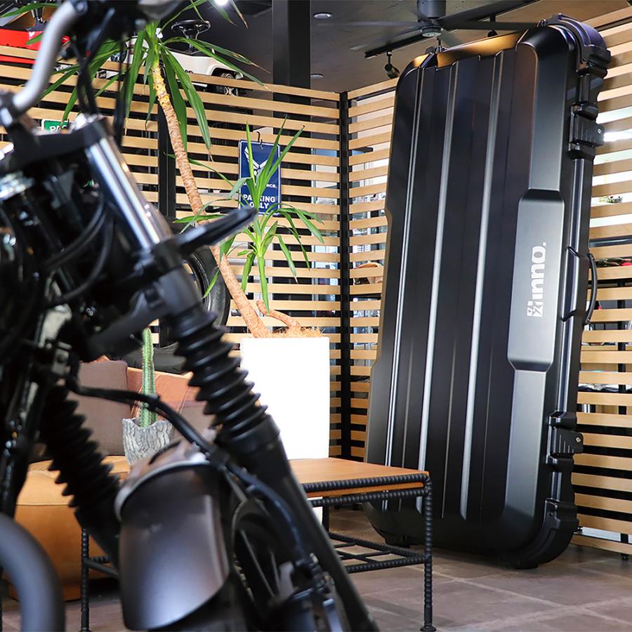 INNO 車 ルーフボックス BRQ720MBK イノー ルーフギアケース720 マットブラック 330L 片開き 大容量 ルーフキャリア inno キャリア アタッチメント carmate ...