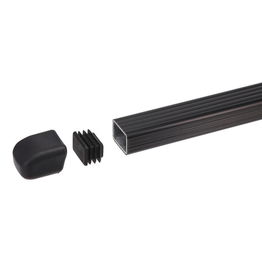 INNO 車 ルーフキャリア バーセット INB117BK ベーシックバー セット 117cm ブラック キャリア バー キャップ付 ベースキャリア carmate (P07) : カーメイト ...