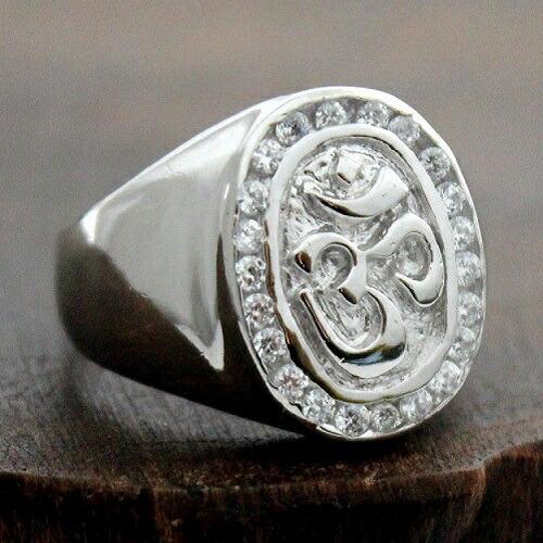 チベット OM オム 真言 マントラ リング 指輪 お守り 魔除け : カルメロヤフー店 - 通販 - Yahoo!ショッピング