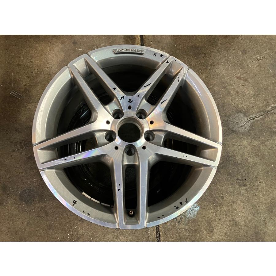 べンツ Eクラス W212 S212 〜 ホイール AMG リア : 9J 18インチ ET54 1本 傷有り/ A2124010400 ...