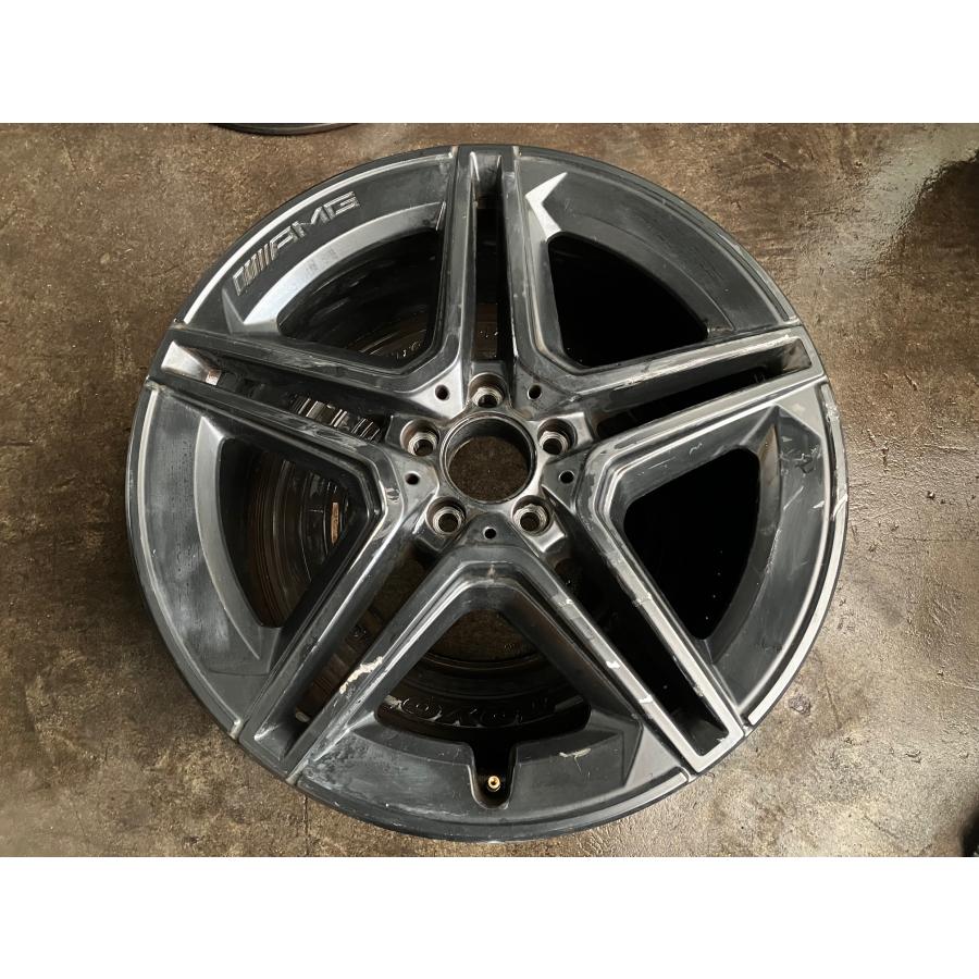 ベンツ GLEクラス W167 ホイール AMG 9J 20インチ ET57 ブラック 1本 ジャンク品/ A1674013200 ...