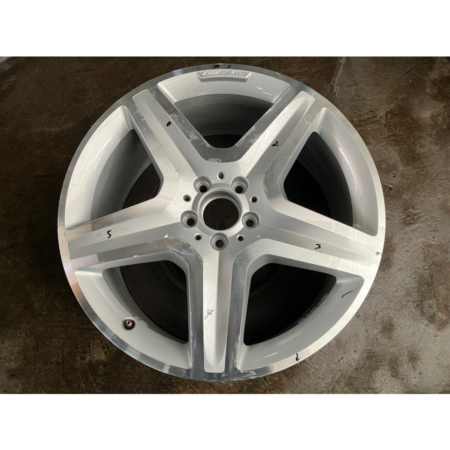 ベンツ MLクラス GLEクラス W166 ホイール AMG 9J 20インチ ET57 1本 傷,剥離あり/ A1664012002 ...